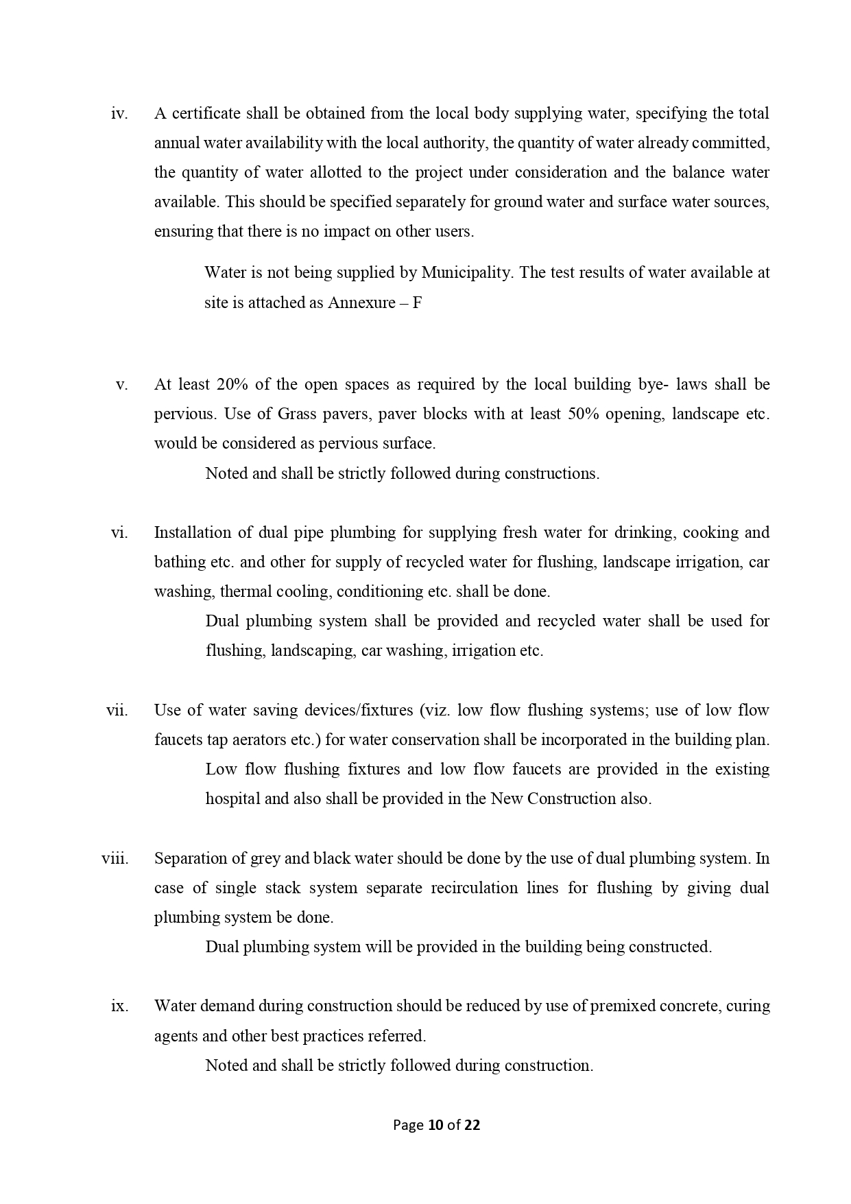 Form V - Environmental Statement | Mar Sleeva Medicity Palai